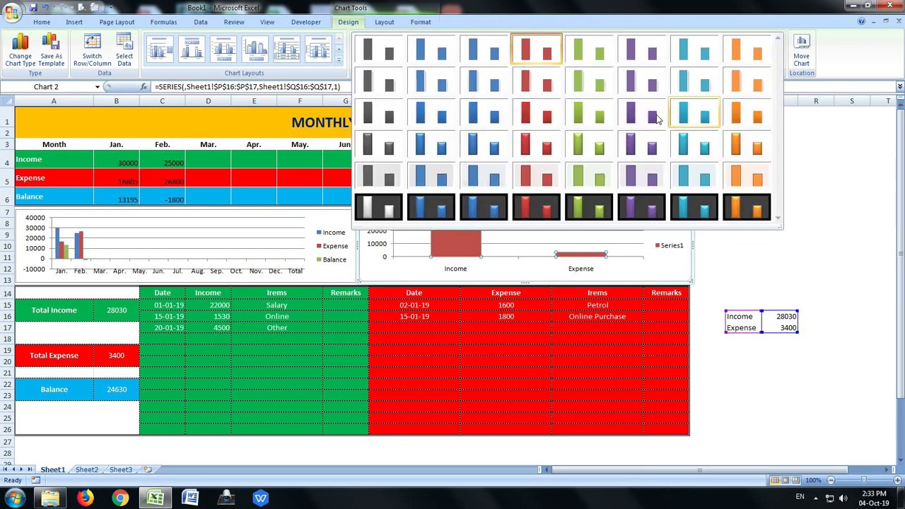 How To Create Monthly Budget Planner In Excel YouTube How To Create Monthly Budget Planner In Excel YouTube