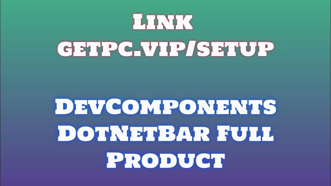 🔸DevComponents DotNetBar ️ HOW TO INSTALL 💻PC/LAPTOP [TUTORIAL 2024 no charge👏] - YouTube