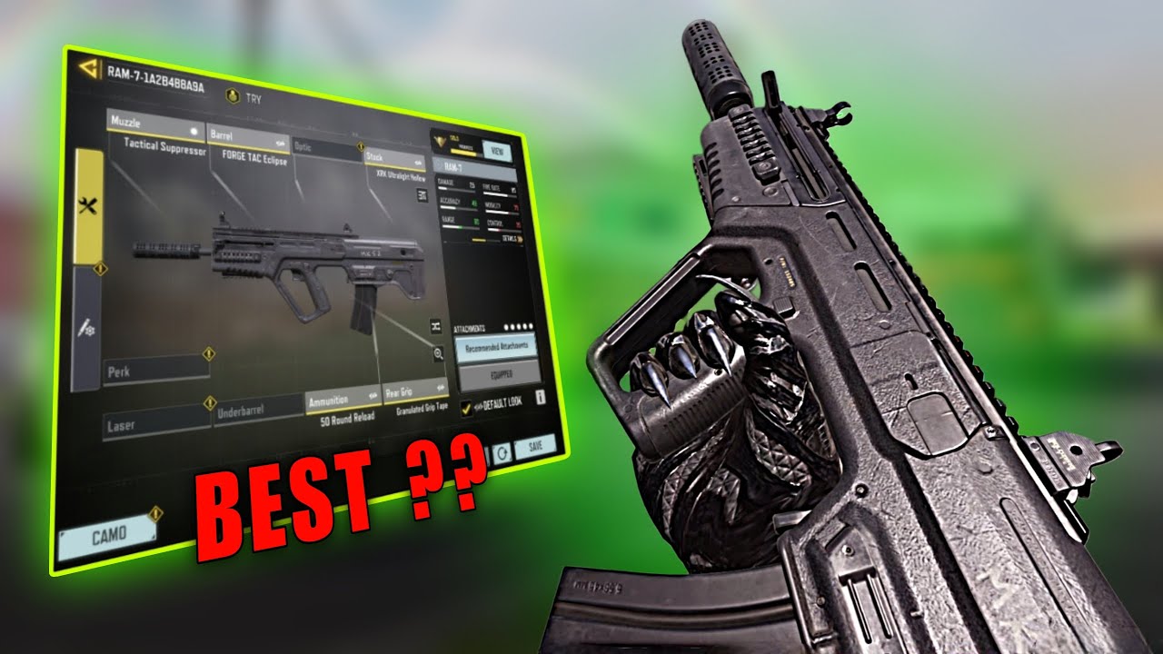 Is RAM 7 the new best AR in codm ? - YouTube