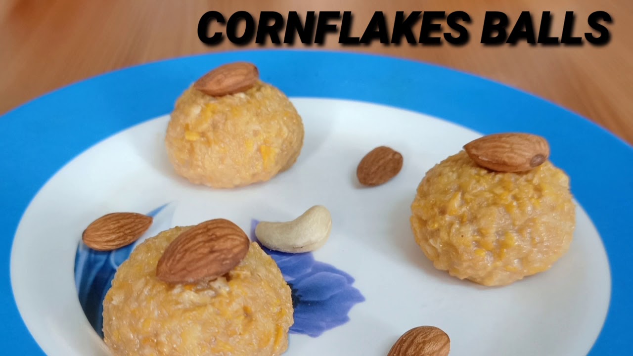 Cornflakes Balls | 2 Ingredient Sweet | No Fire Recipe - YouTube