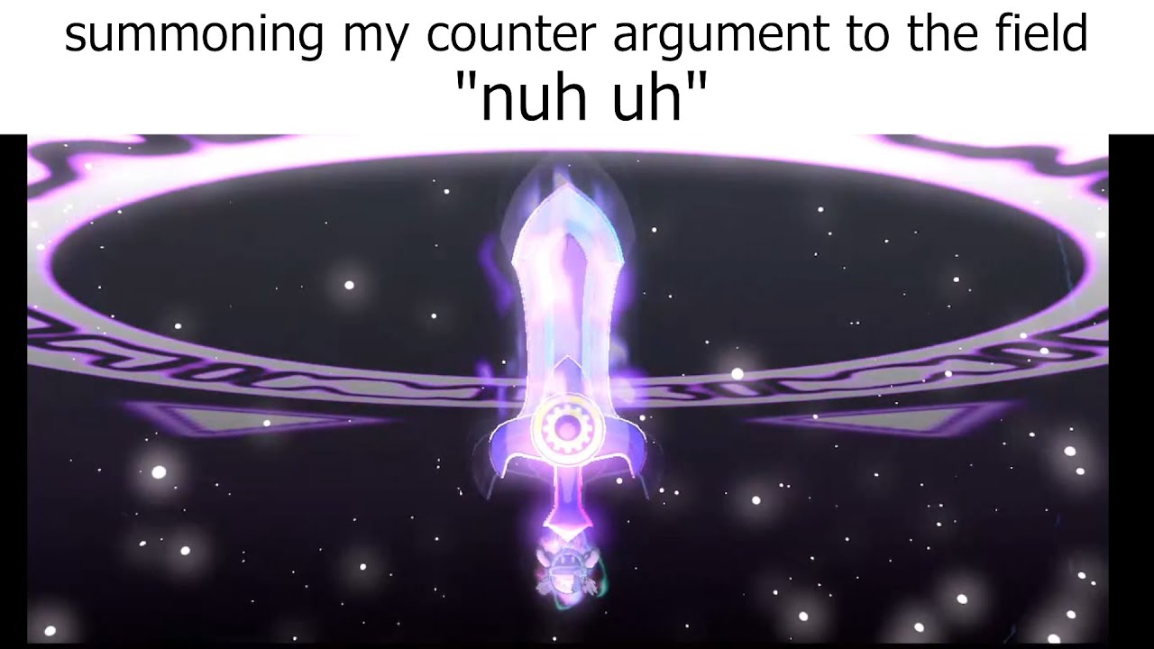 Summoning my counter argument to the field "nuh uh" - YouTube