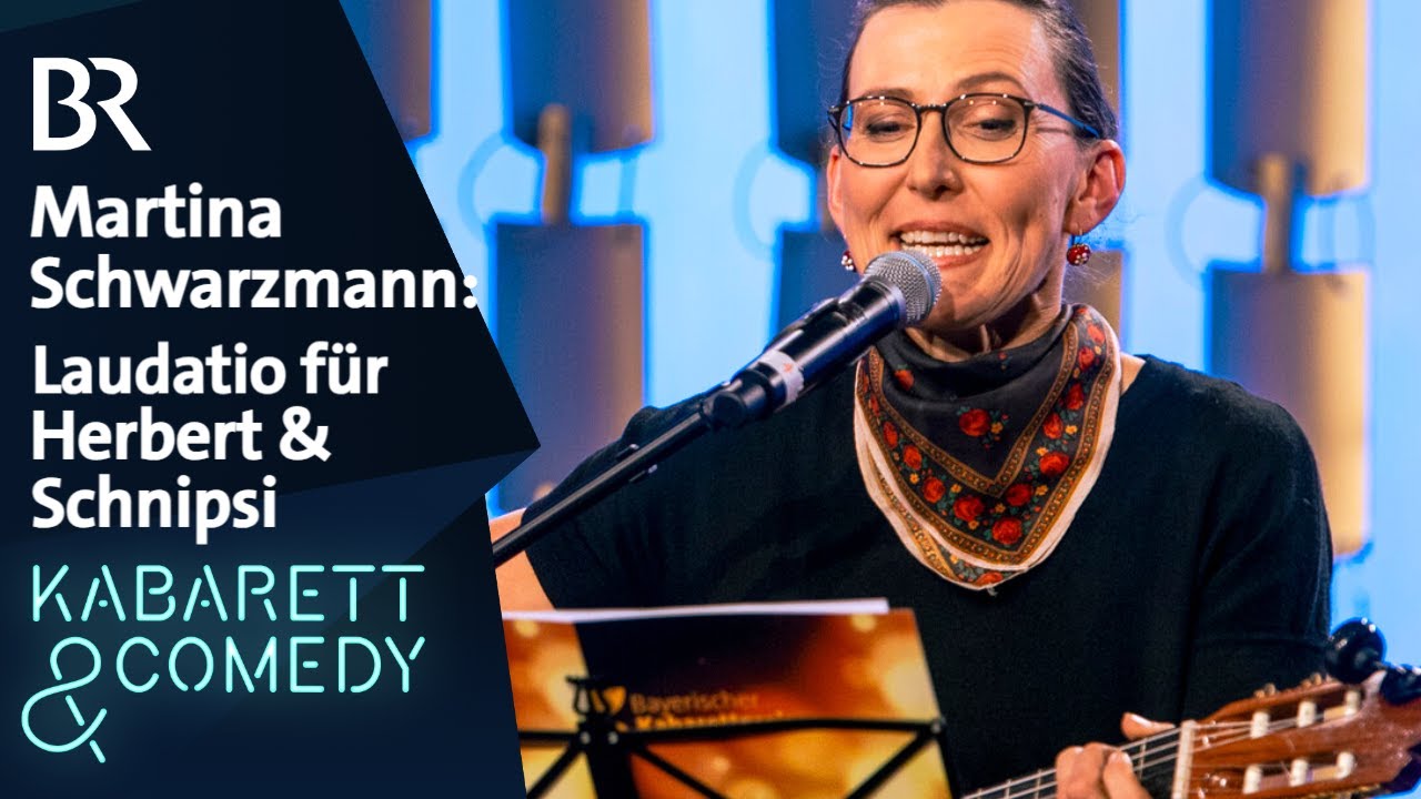 Martina Schwarzmann: Laudatio für Herbert & Schnipsi | Bayerischer ...