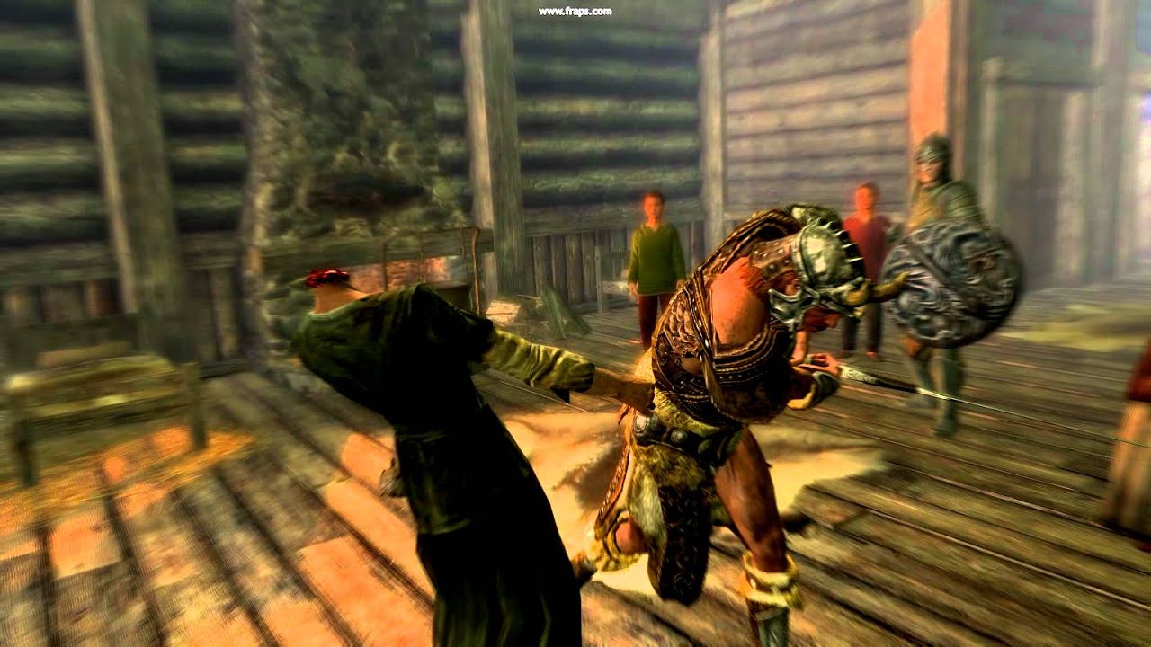 Skyrim decapitation by Conan - YouTube