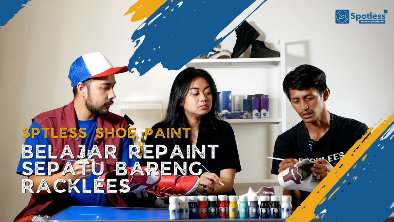 Langkah awal repaint sepatu untuk pemula | Belajar ngecat sepatu bareng ...