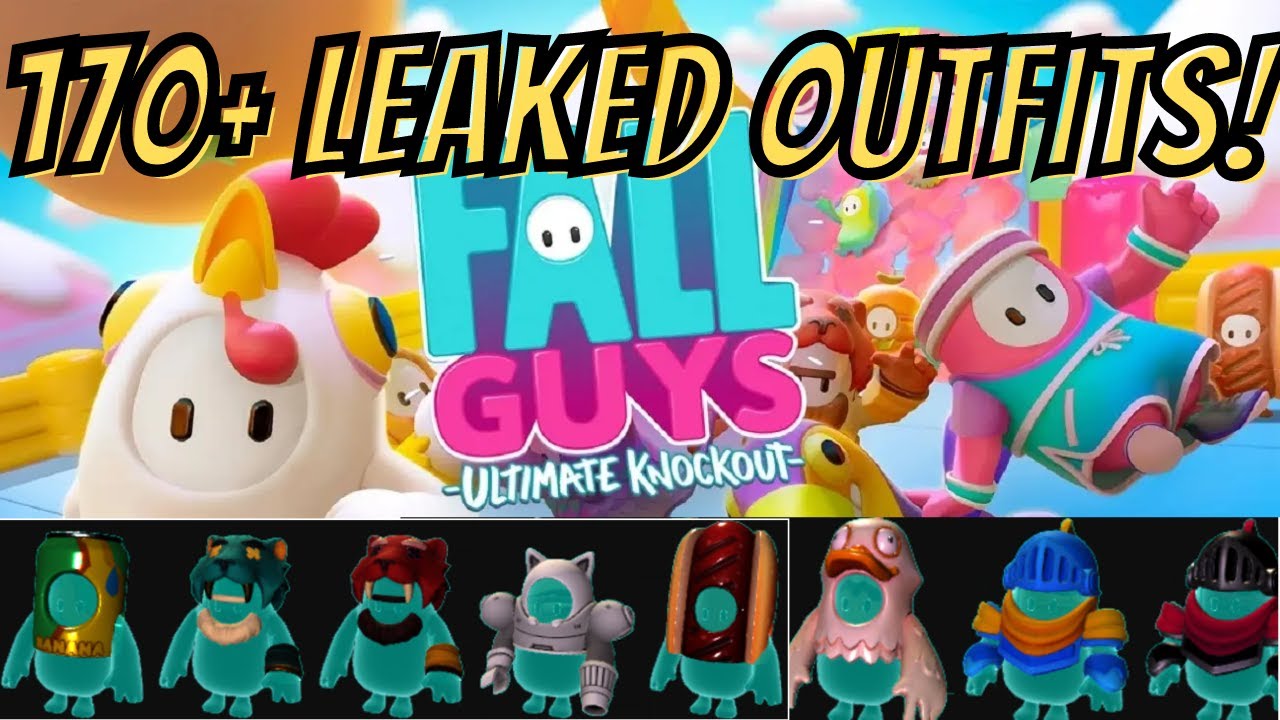 170+ LEAKED Fall Guys Outfits! - YouTube