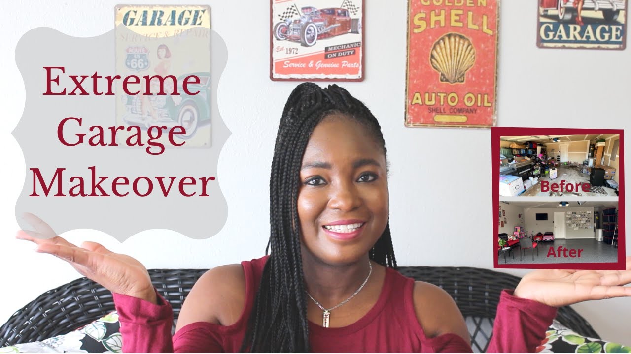 EXTREME GARAGE MAKEOVER: Complete before and after transformation - YouTube