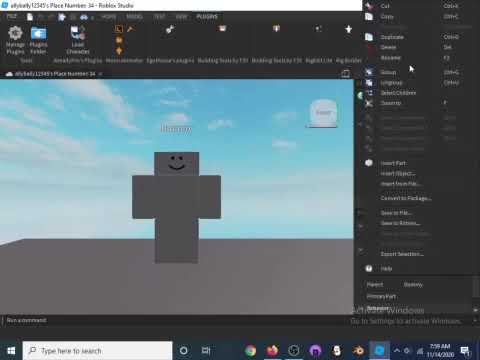 How to make a walking animation in roblox studio without coding at all ...