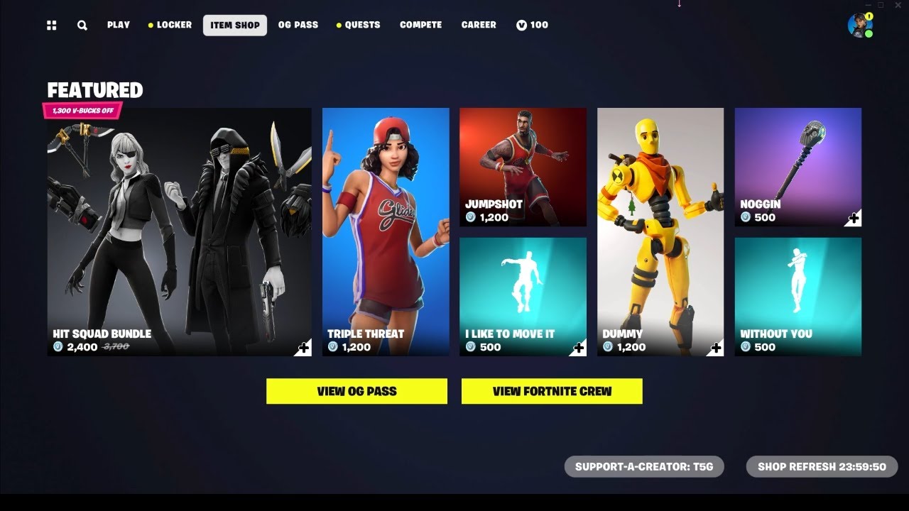 HIT SQUAD, TRIPLE THREAT, AND MORE! Fortnite Item Shop 11/12/2023 - YouTube