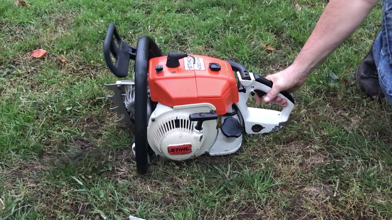 Stihl 090AV - YouTube