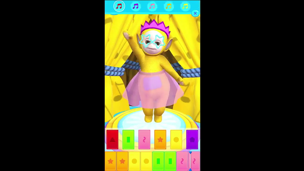 Teletubbie Land Laa Laa Dance in a Tutu Funny Game - YouTube