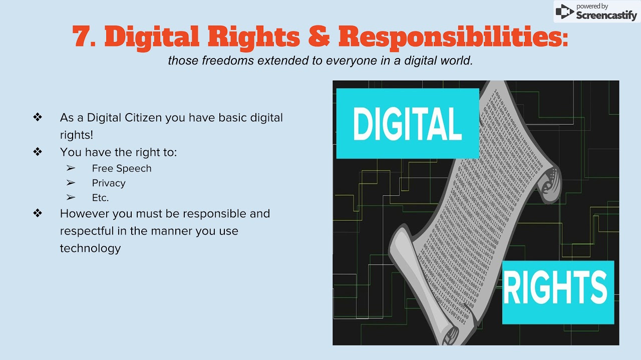 Digital Rights & Responsibilities - YouTube