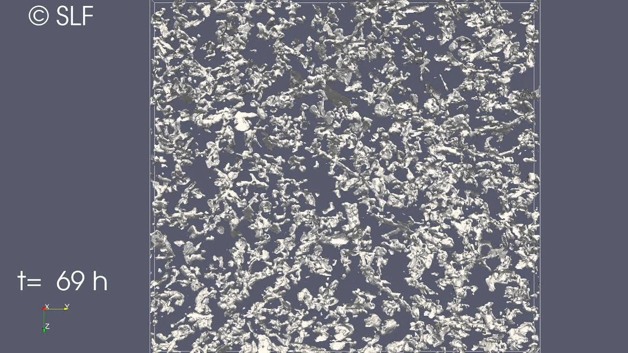 Microstructure analysis of new snow densification - YouTube