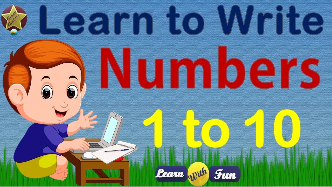 Learn To Write 1 To 10 Writing 1 10 English Numbers Writing Learn To Write 1 To 10 Writing 1 10 English Numbers Writing