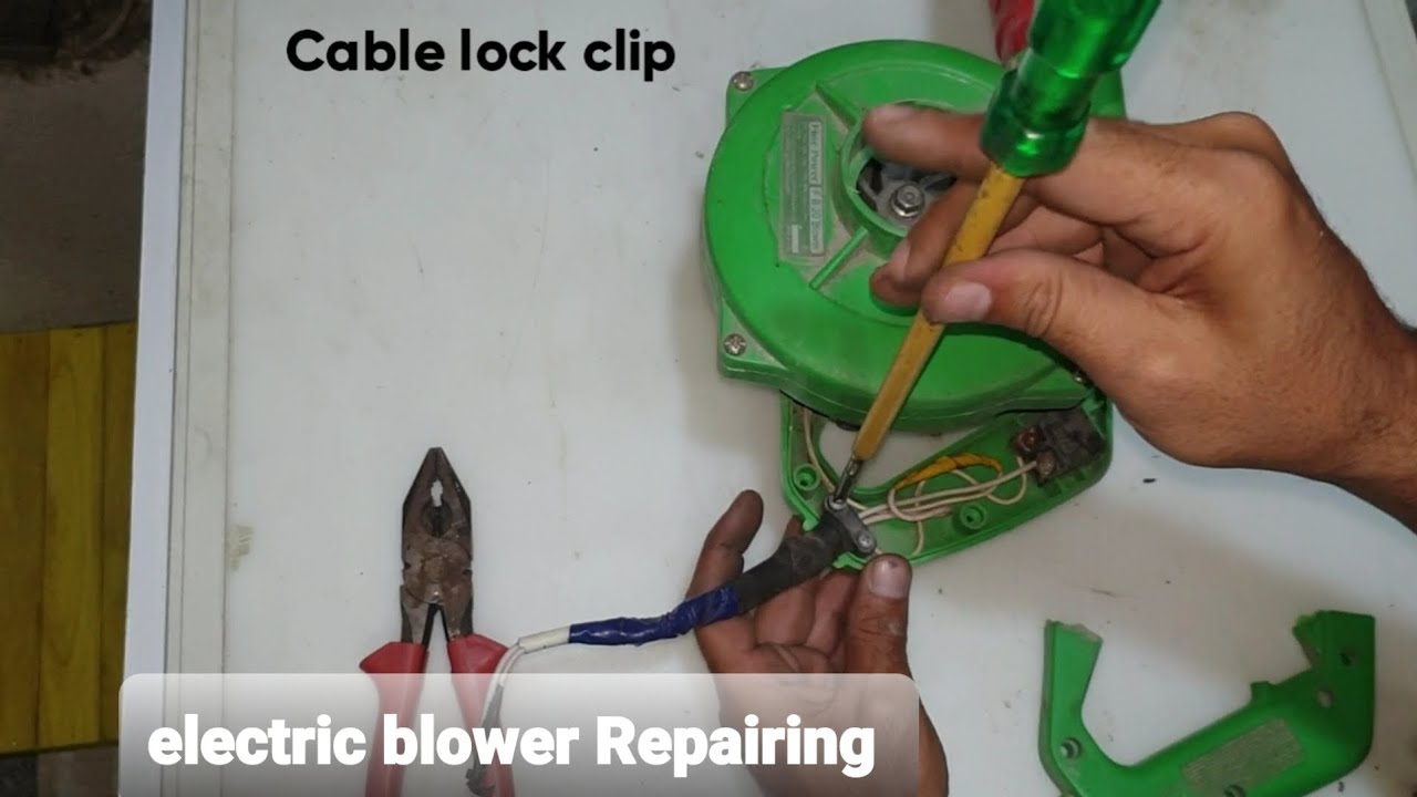 How To Repair | Electric Air Blower | Connection Wire Change - YouTube