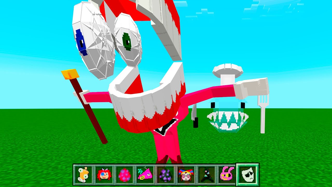 Pomni Transformation to Abstraction in Minecraft [The Amazing Digital ...