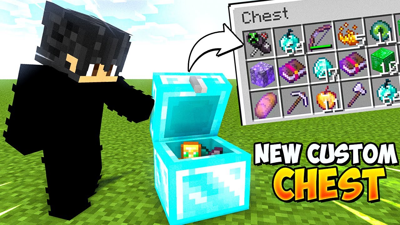 Minecraft But There are NEW CUSTOM CHESTS... - YouTube