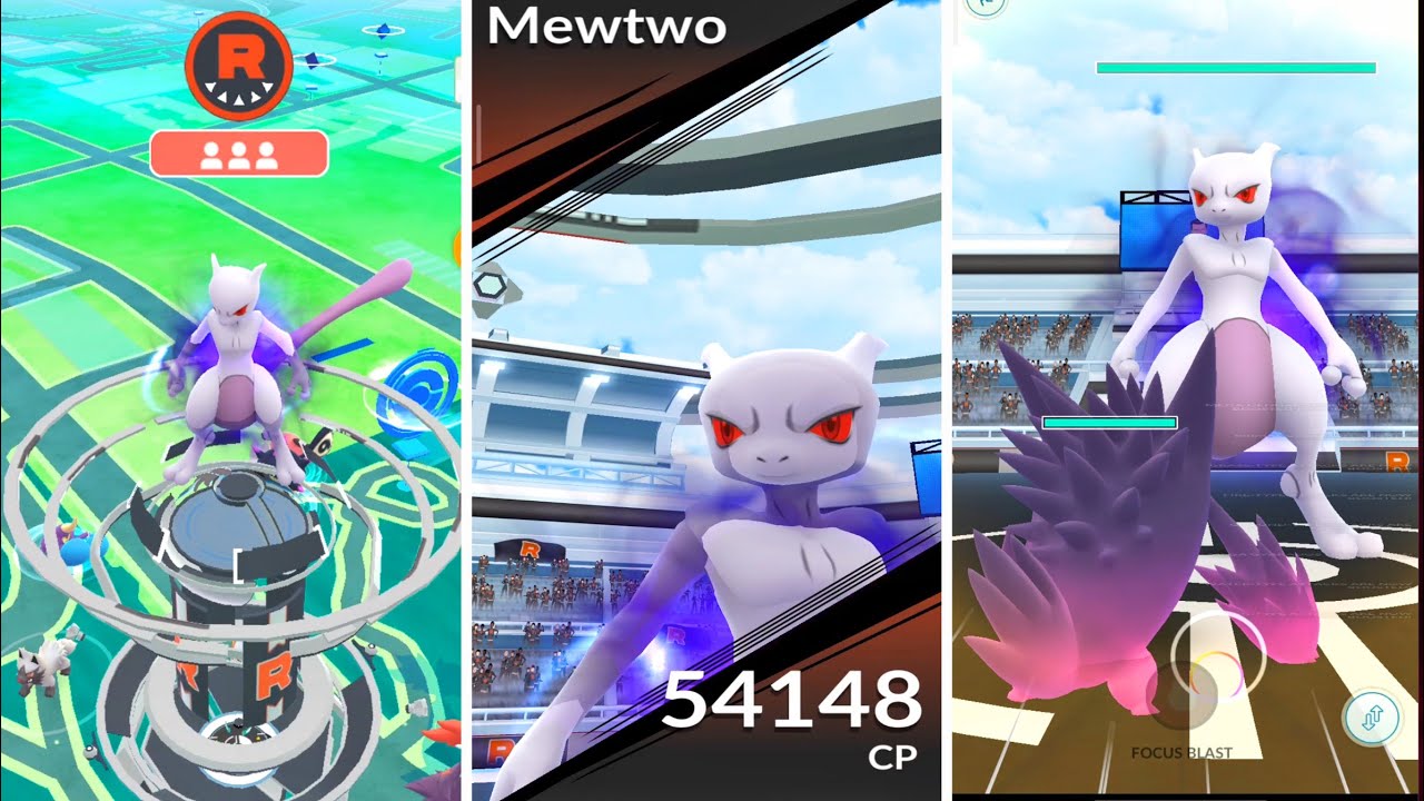 finally! Shadow Mewtwo in Raids in Pokemon go. - YouTube