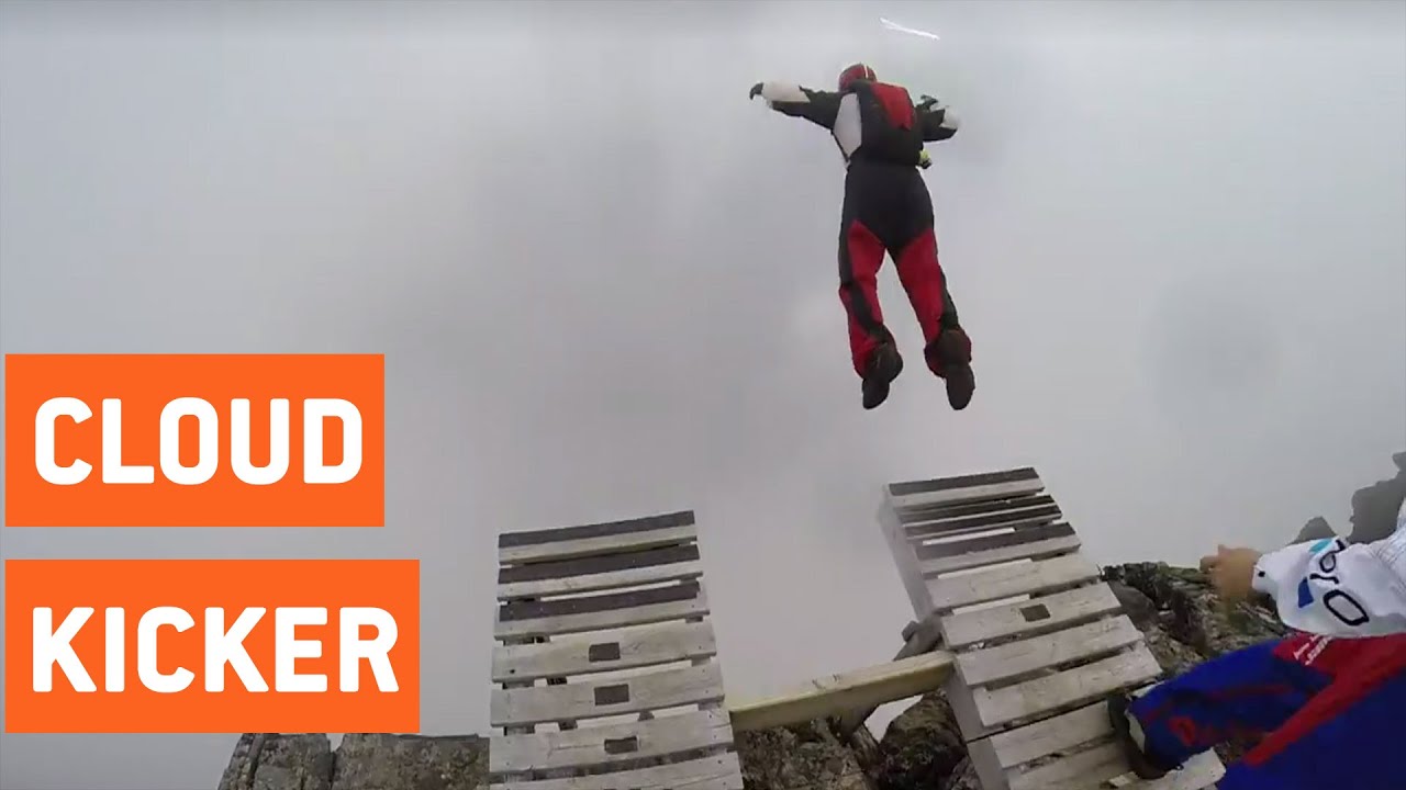 Insane BASE Jump Through the Clouds - YouTube