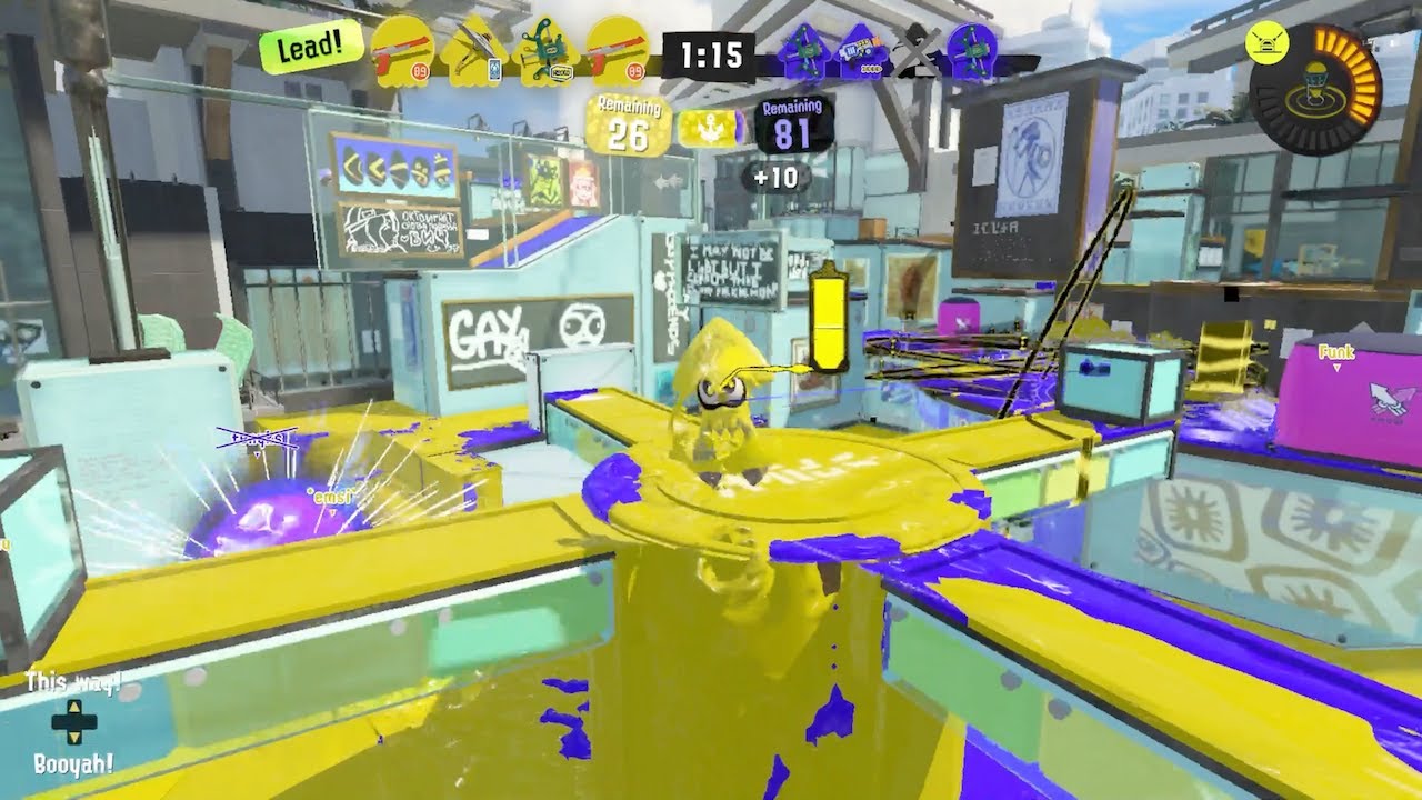 Splatoon 3: Trying the Wellstring V in Splat Zones [10(2)-3, Custom ...