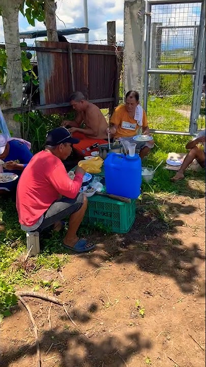 Kainan sa bukid/ Eating lunch at the farm #farming #bukid #pinas #shorts #calamansi #kainan # ...