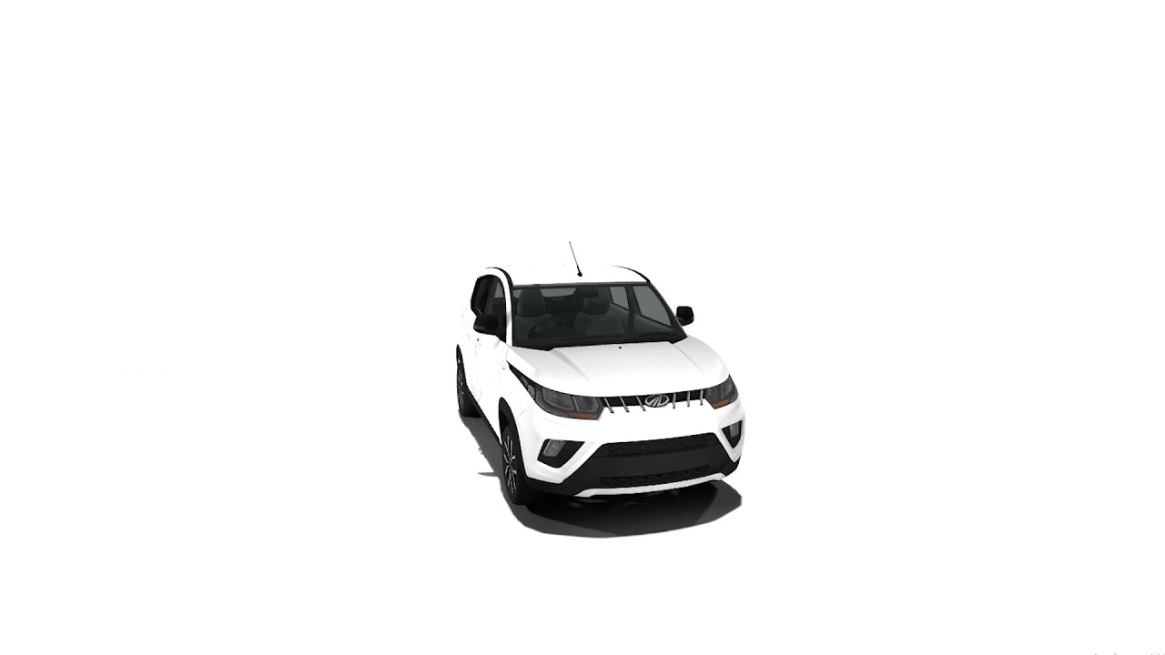 Mahindra TUV 100 - 3D Model White - YouTube