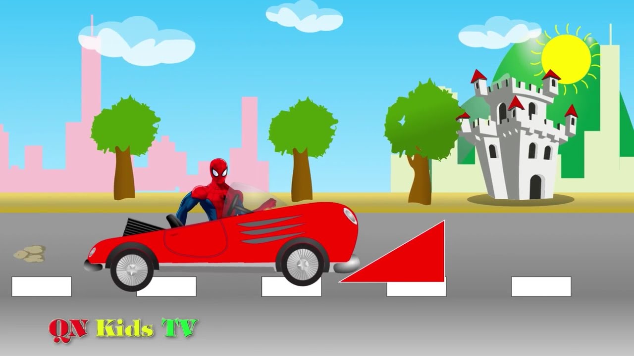 Learning Colors with Spiderman - Learn Colors For Children, Kids - QN ...