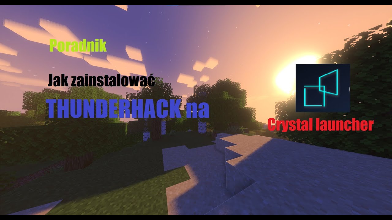 Jak pobrać Thunderhack na crystal launcher - YouTube