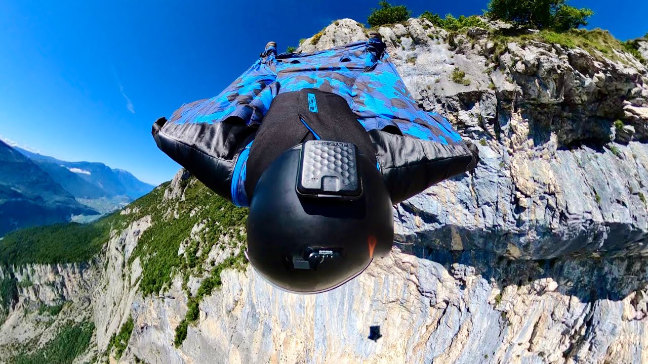 Monte Brento Wingsuit BASE jump | Immersive 360 VR - YouTube