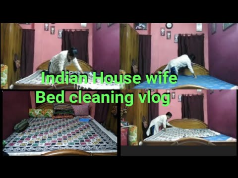Indian housewife Night cleaning routine/Night Bed cleaning vlog/Bed ...