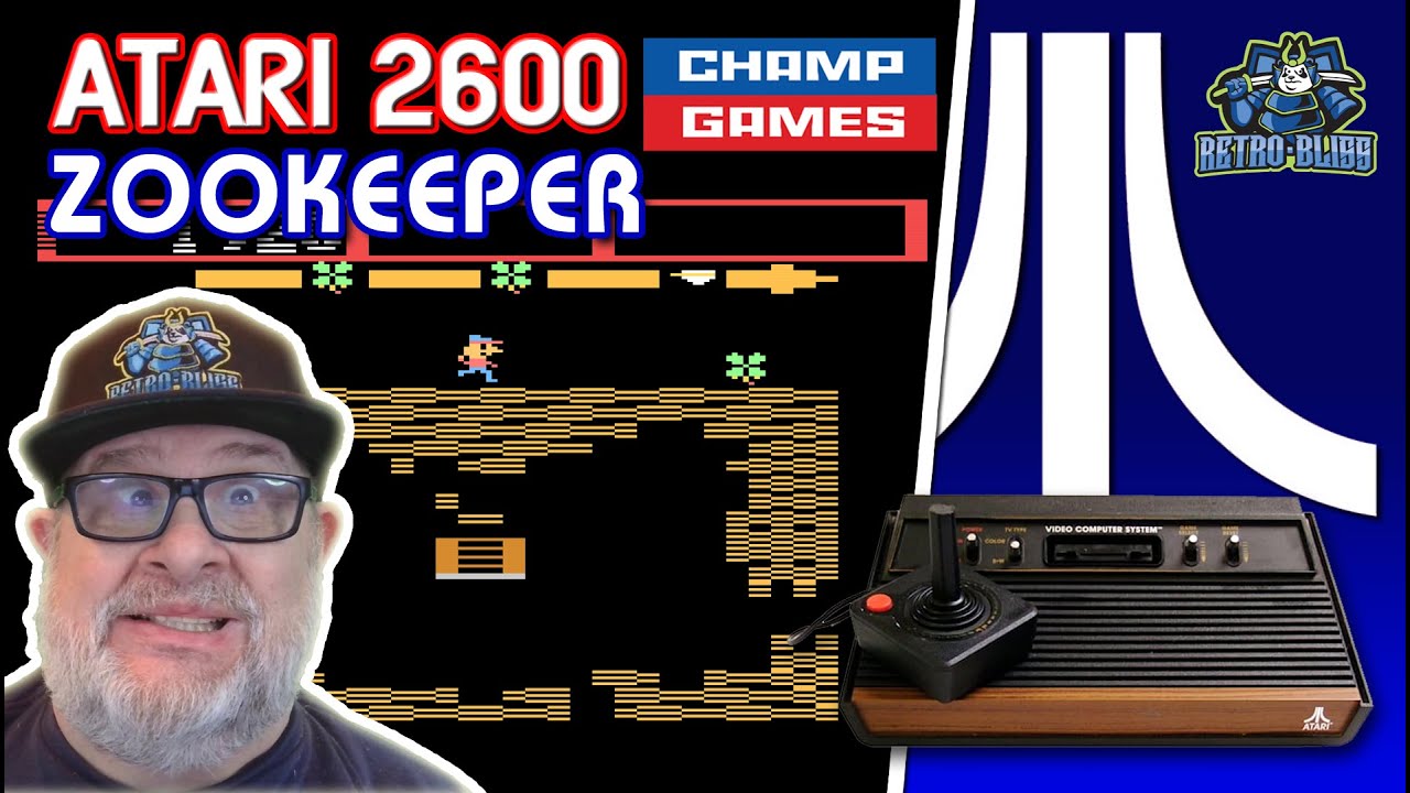 ZOOKEEPER - ATARI 2600 Homebrew from Champ Games! Retro Bliss Live ...