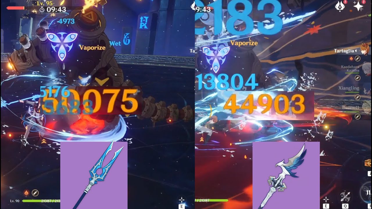 NEW F2P POLEARM - Lv 70 Missive Windspear R1 vs Lv 90 "The Catch" R5 ...