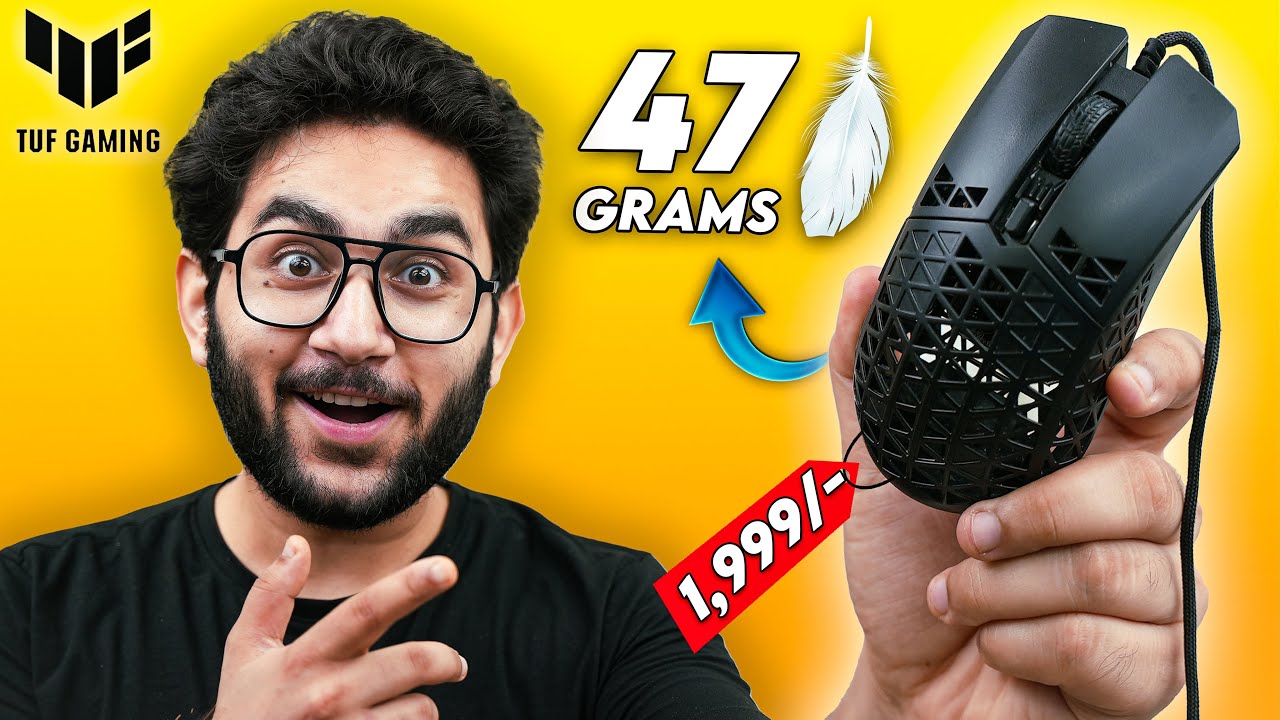 ASUS TUF Gaming M4 Air: Lightest Gaming Mouse Under Rs.2000/- - YouTube