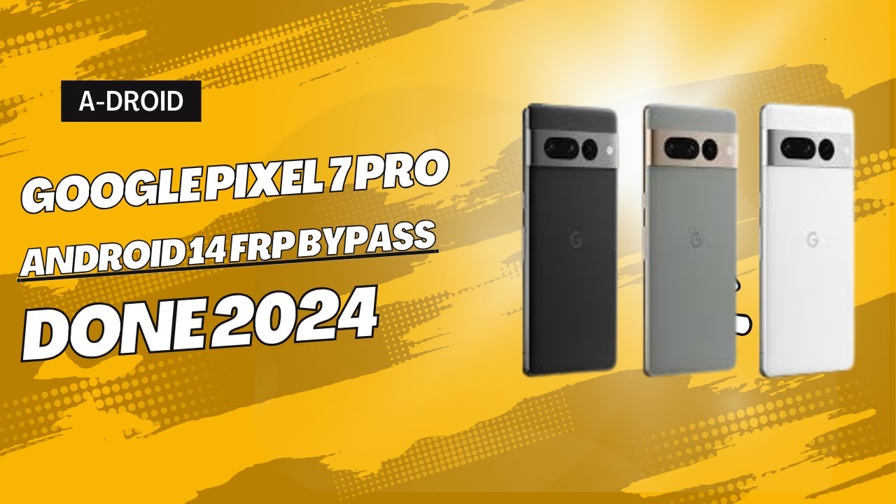 All Google Pixel 7 Pro Android 14 Frp Bypass Done - YouTube