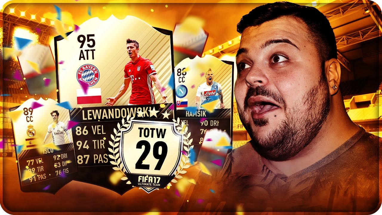 PACK OPENING TOTW 29 ALLA RICERCA DI LEWANDOWSKI 95 & HAMSIK 88 [FIFA ...