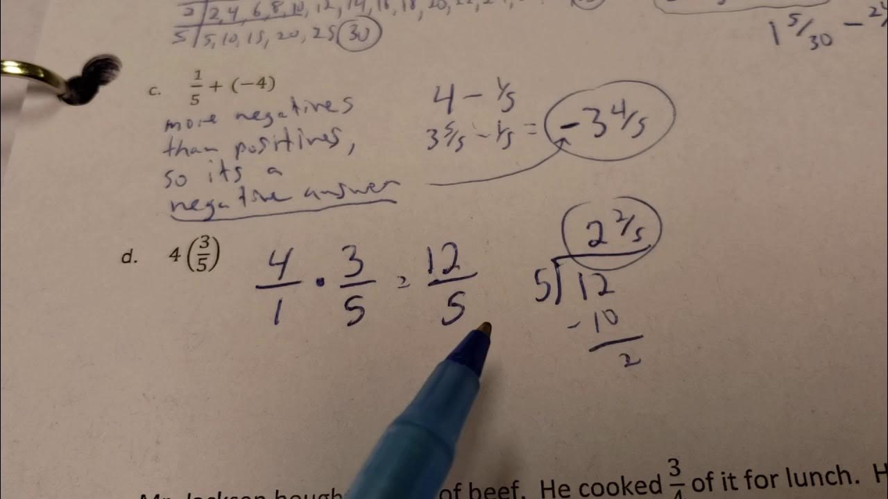 OEMS 7th Grade Math Eureka Math Module 3 Lesson 6 (Part 1) - YouTube