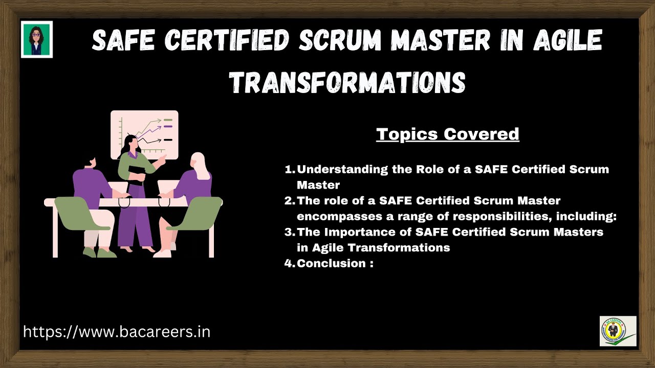 SAFe Explained | What is the role of Scrum Master in a SAFe ? | SAFe ...