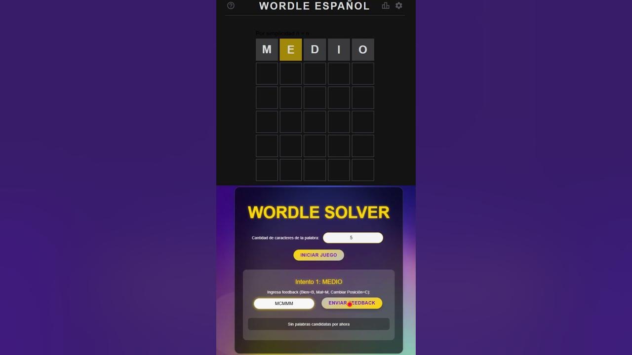 🤖 ¡Mi BOT de Python INTENTA resolver el WORDLE! ¿Lo logrará? 🚀 - YouTube