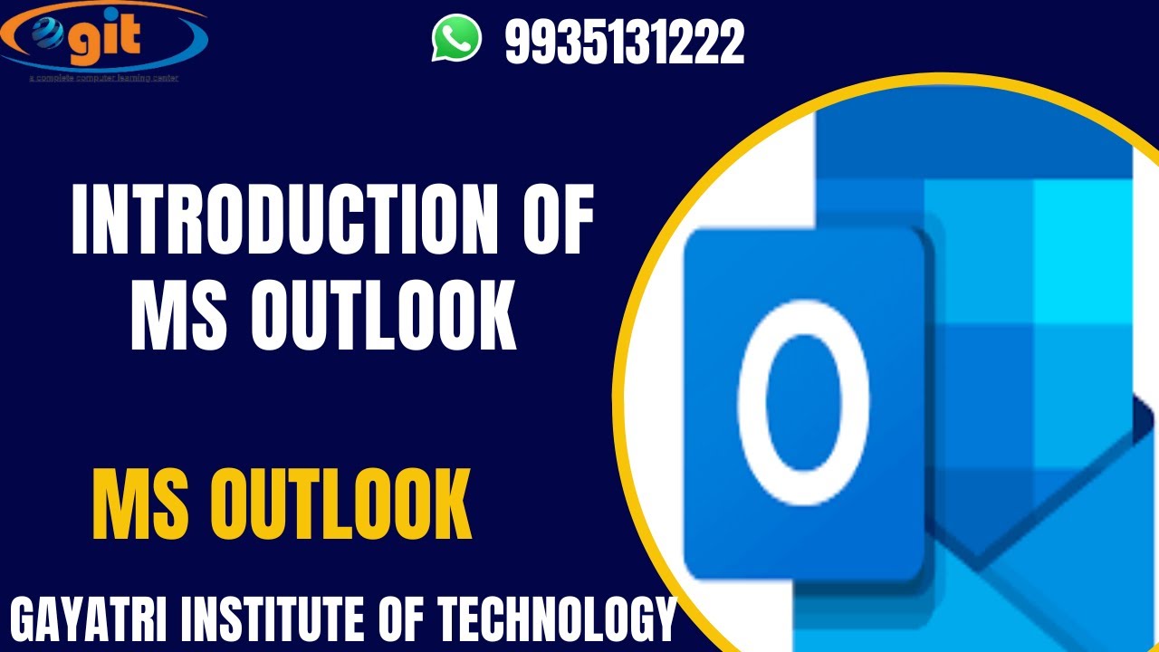 Introduction of MS Outlook | GIT Education - YouTube