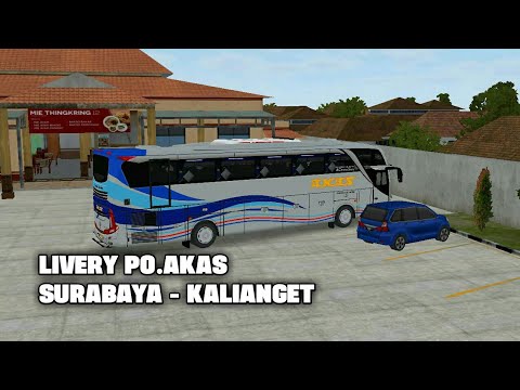 Livery Bussid SHD PO. Akas Bus Simulator Indonesia V3.7.1 - YouTube