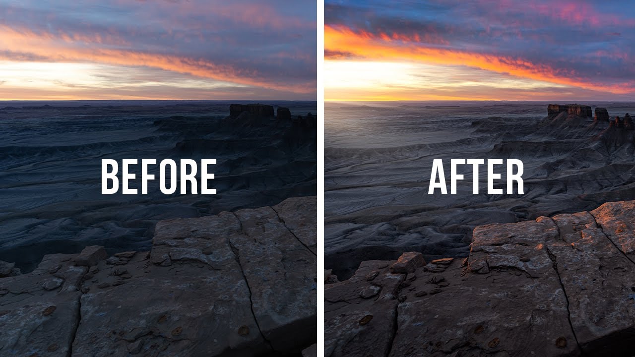 How to Add Light and Atmosphere to Your Landscape Photos - YouTube