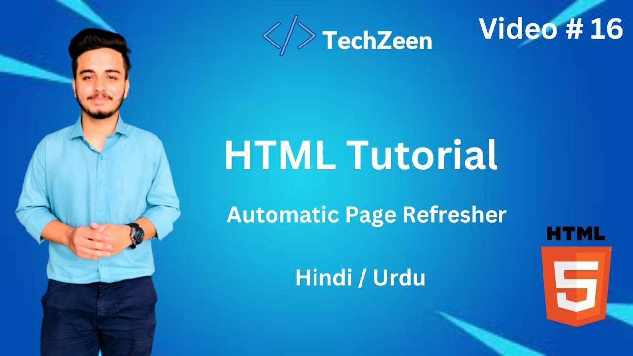 Automatic Page Refresher In HTML - YouTube