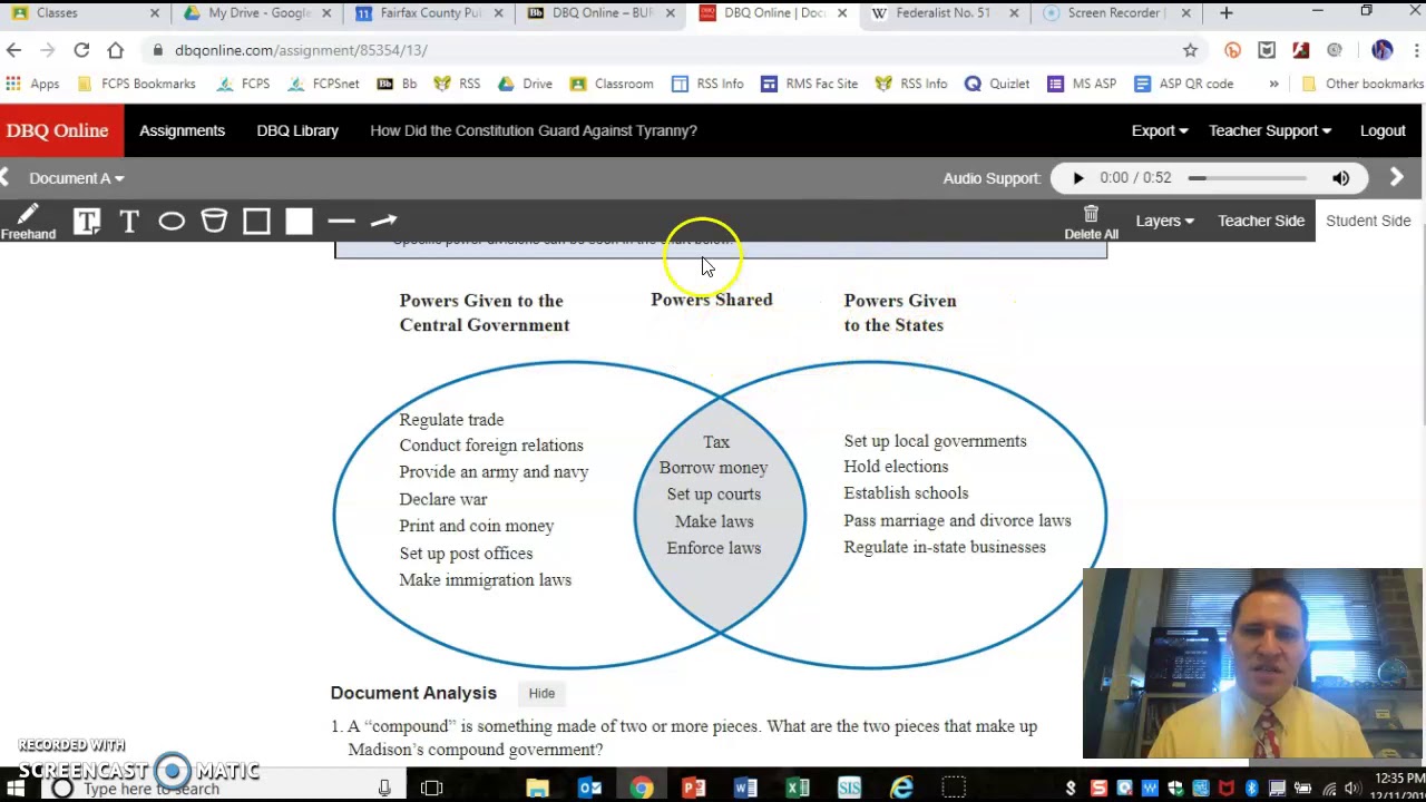 Constitution DBQ - BE & Doc Questions Analysis - YouTube