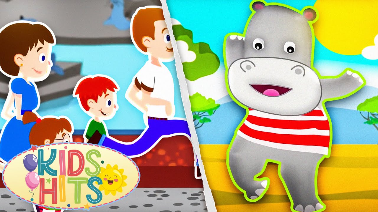 Running to The Zoo + Happy Hippo | Best Kids Songs & Nursery Rhymes ...