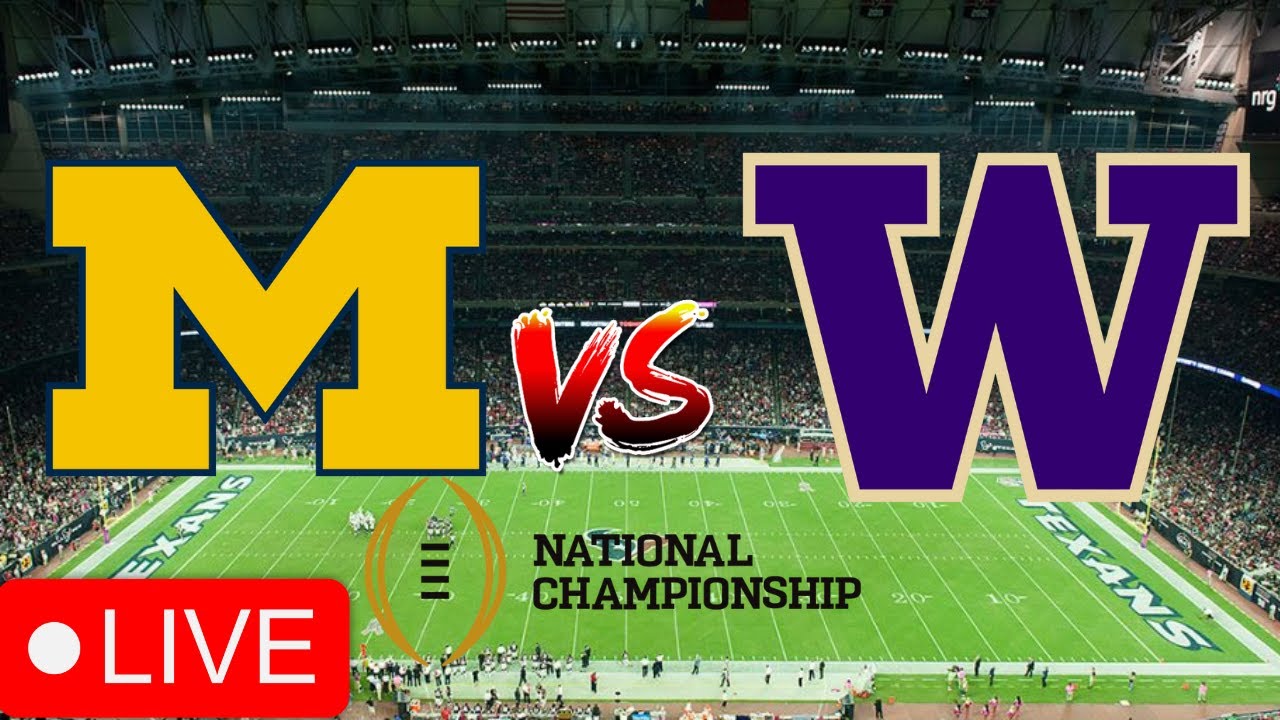 Michigan Wolverines vs Washington Huskies Live Play By Play - YouTube