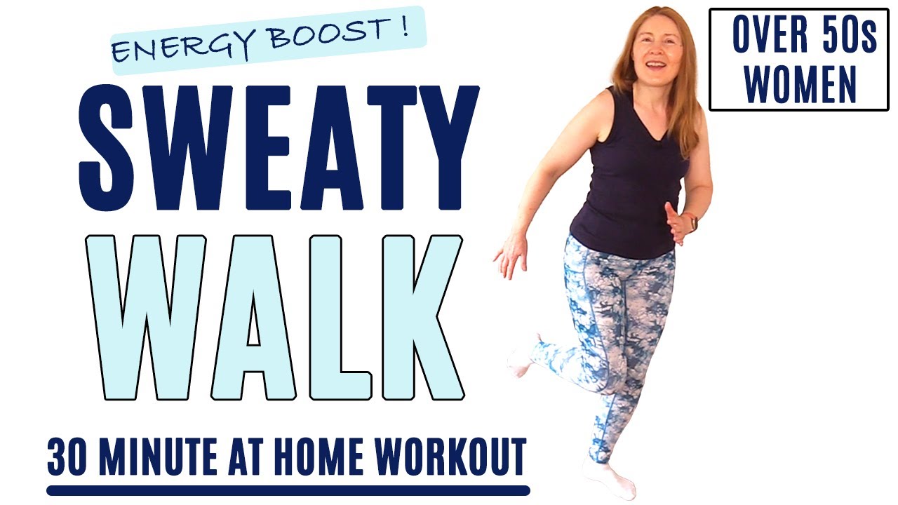 Sweaty WALK AT HOME for Women Over 50 | Low Impact Workout | Lively ...