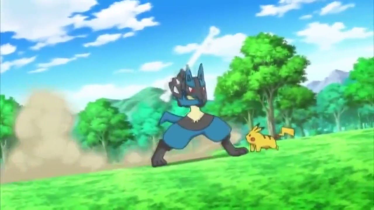 Lucario vs Pikachu - YouTube