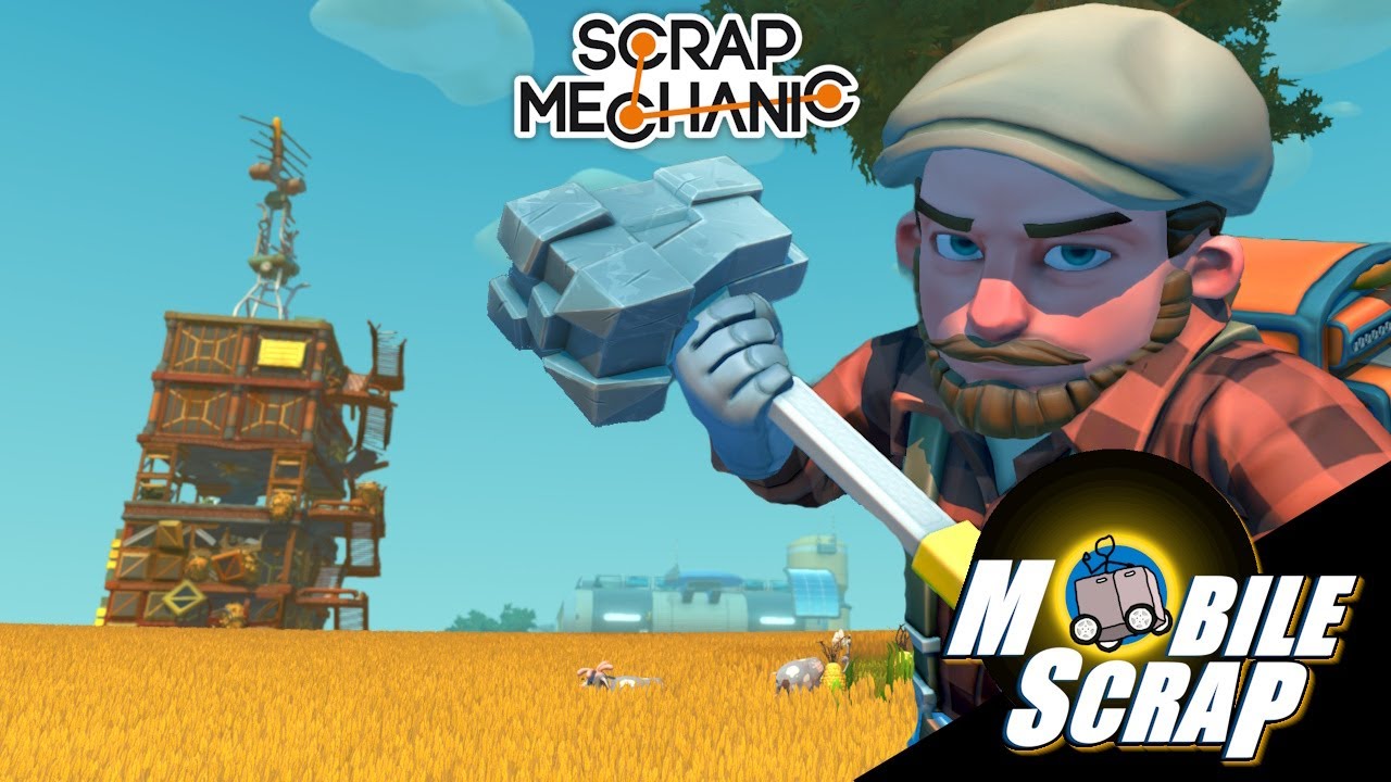 The BIGGEST Farm in SCRAP MECHANIC Survival | #MobileScrap #shorts # ...