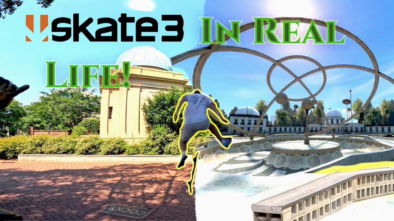 Skating the Observatory From skate 3 In Real Life - YouTube