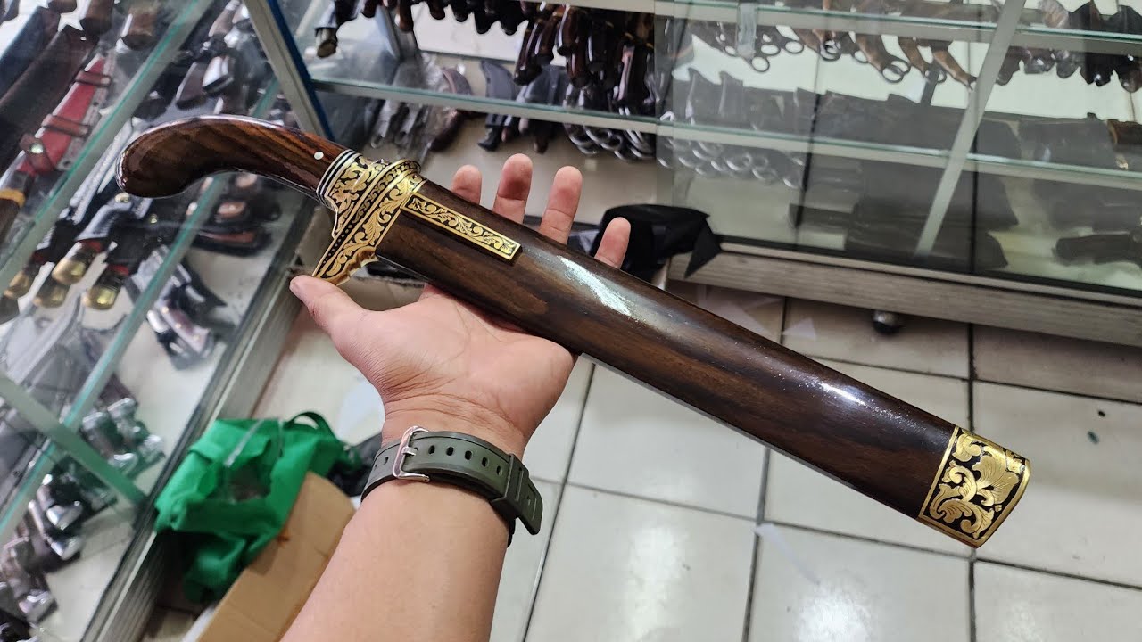 Golok Sembelih Model Klasik Baja BOHLER N695 30cm - YouTube