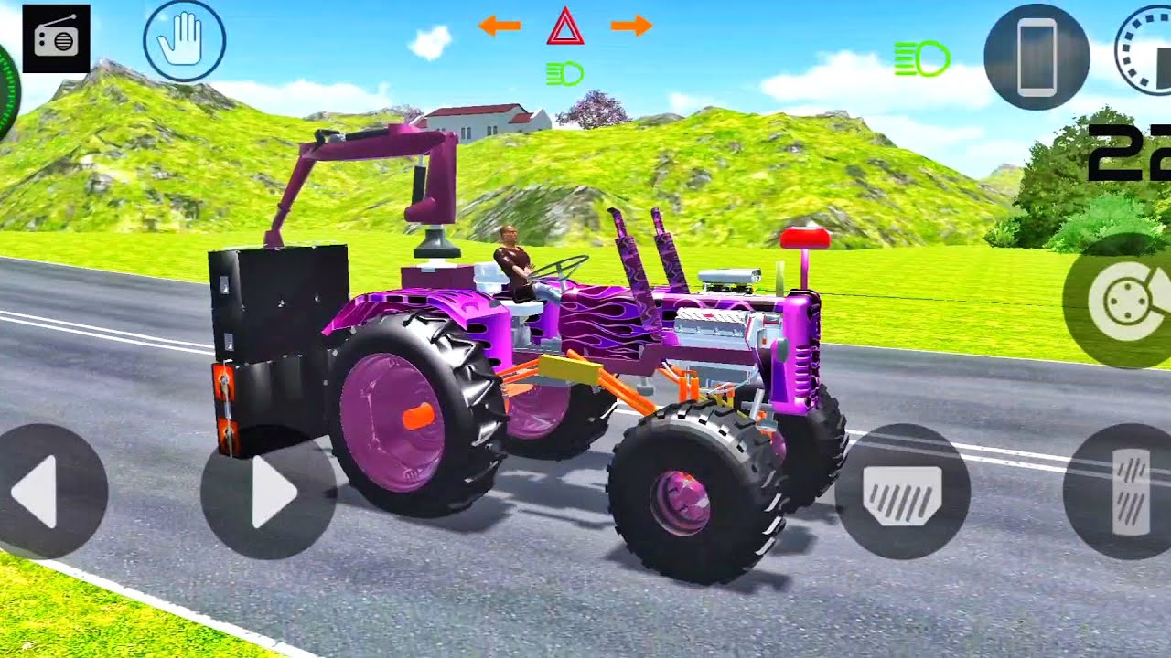 Modified HMT Dj Tractor | Dj Wala Game | Dj Wala Tractor Game | Gadi ...